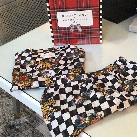 MacKenzie-Childs | Intimates & Sleepwear | Mackenzie Childs Checkered ...